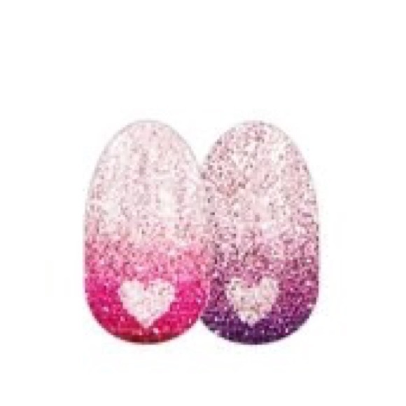 Color Street | Makeup | Color Street Work Of Fine Heart Pink Purple ...